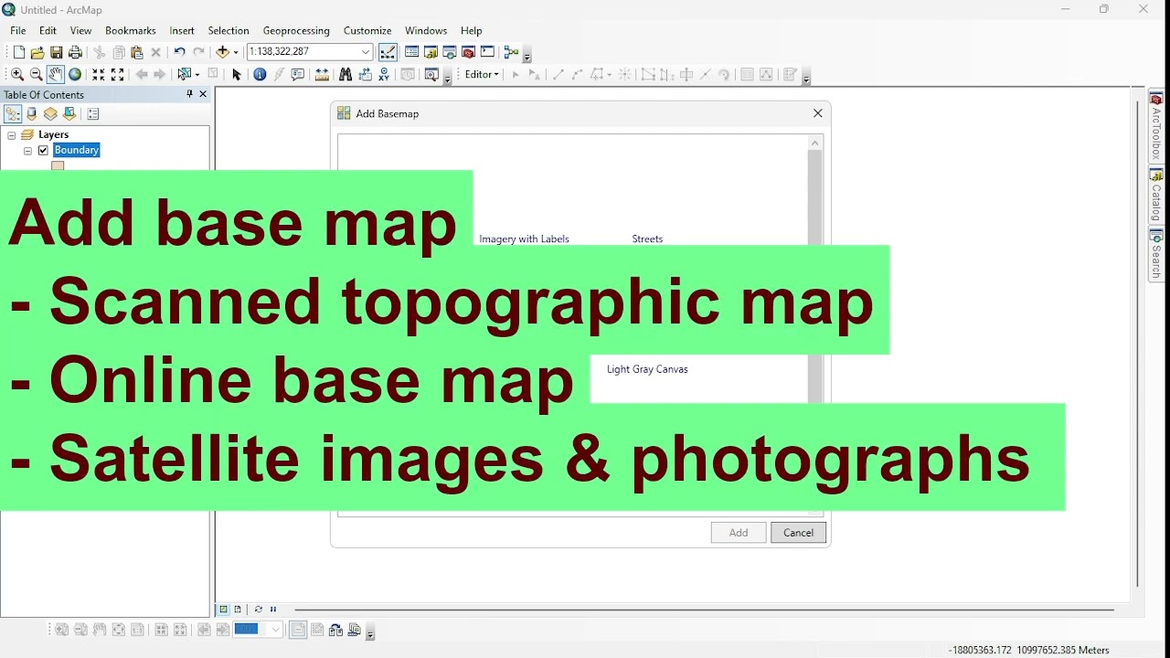 How to create shapefiles (digitization) in ArcGIS (ArcMap)
