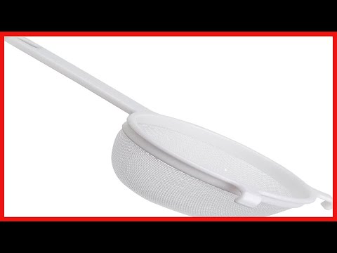 HIC Nylon Mesh Strainer, 5.5-Inch White