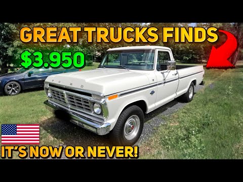 HURRY! 20 Affordable Classic Trucks Available on Craigslist and Facebook Marketplace!