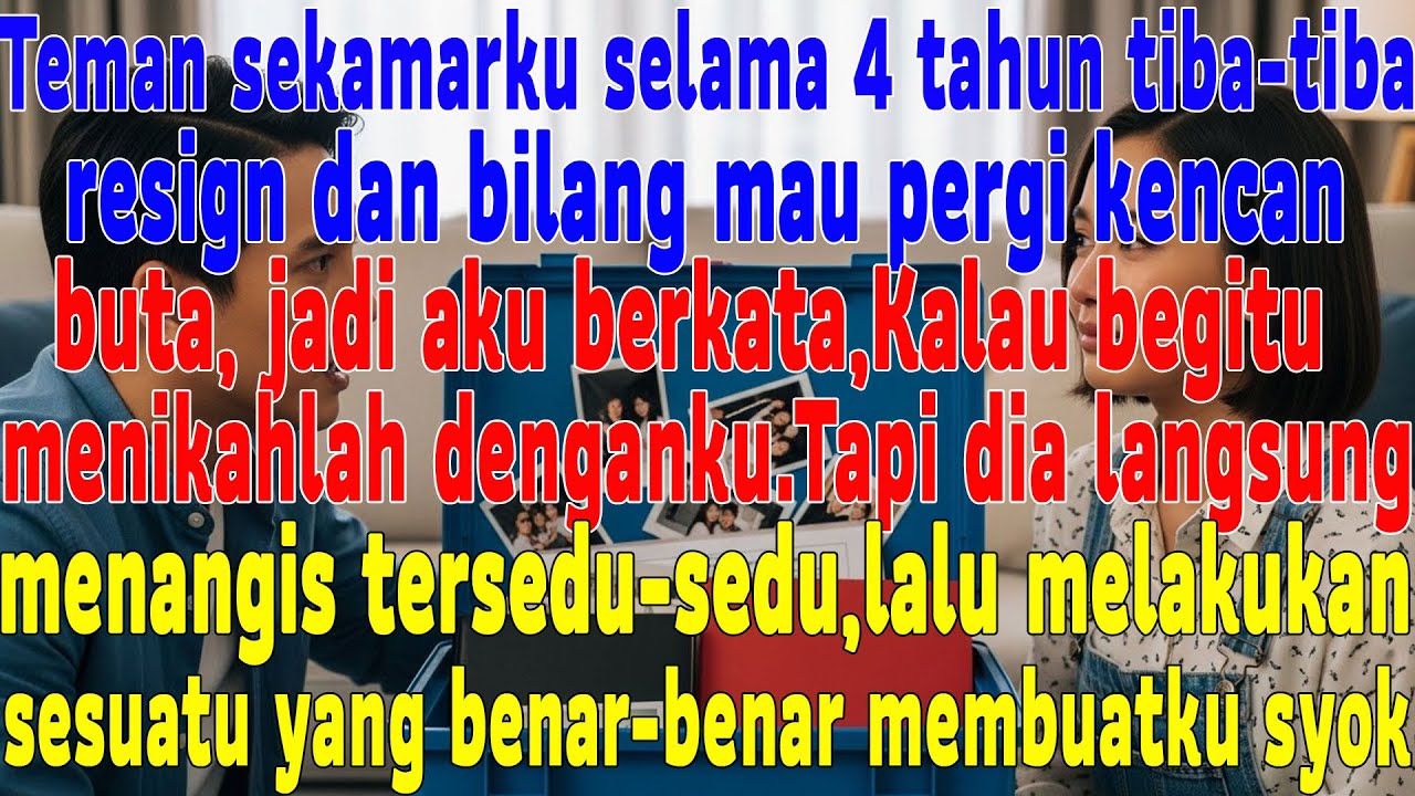 Iseng Ajak Teman Sekamar 4 Tahun Menikah, Jawabannya Membuatku Syok!#keluarga #kesehatan #lansia