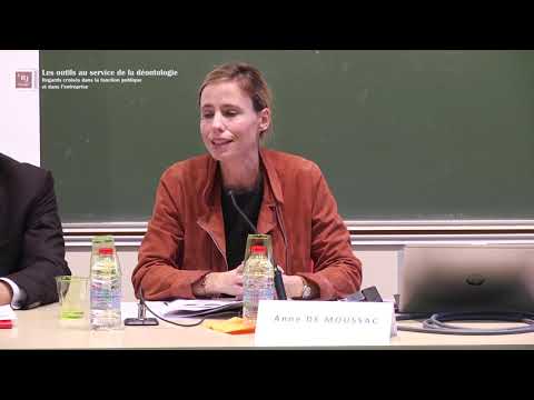 12/17 Les outils au service de la déontologie / Anne de Moussac