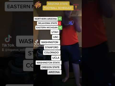 ARIZONA STATE FOOTBALL SCHEDULE