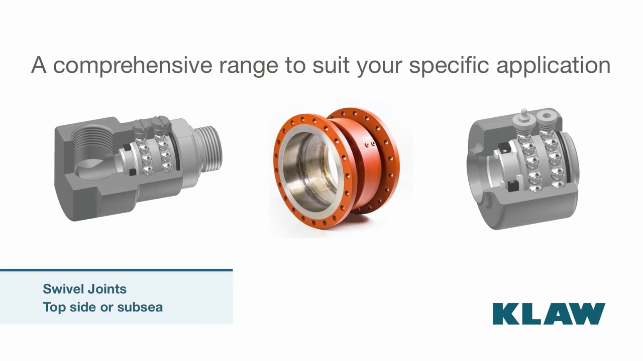 KLAW Swivel Joints  Reduces Stress and Fatigue on Hose and Transfer Systems HD