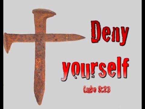 Luke 9: 23 - Deny Yourself, Take Up Your Cross and Follow Jesus (KJB) #shortvideo