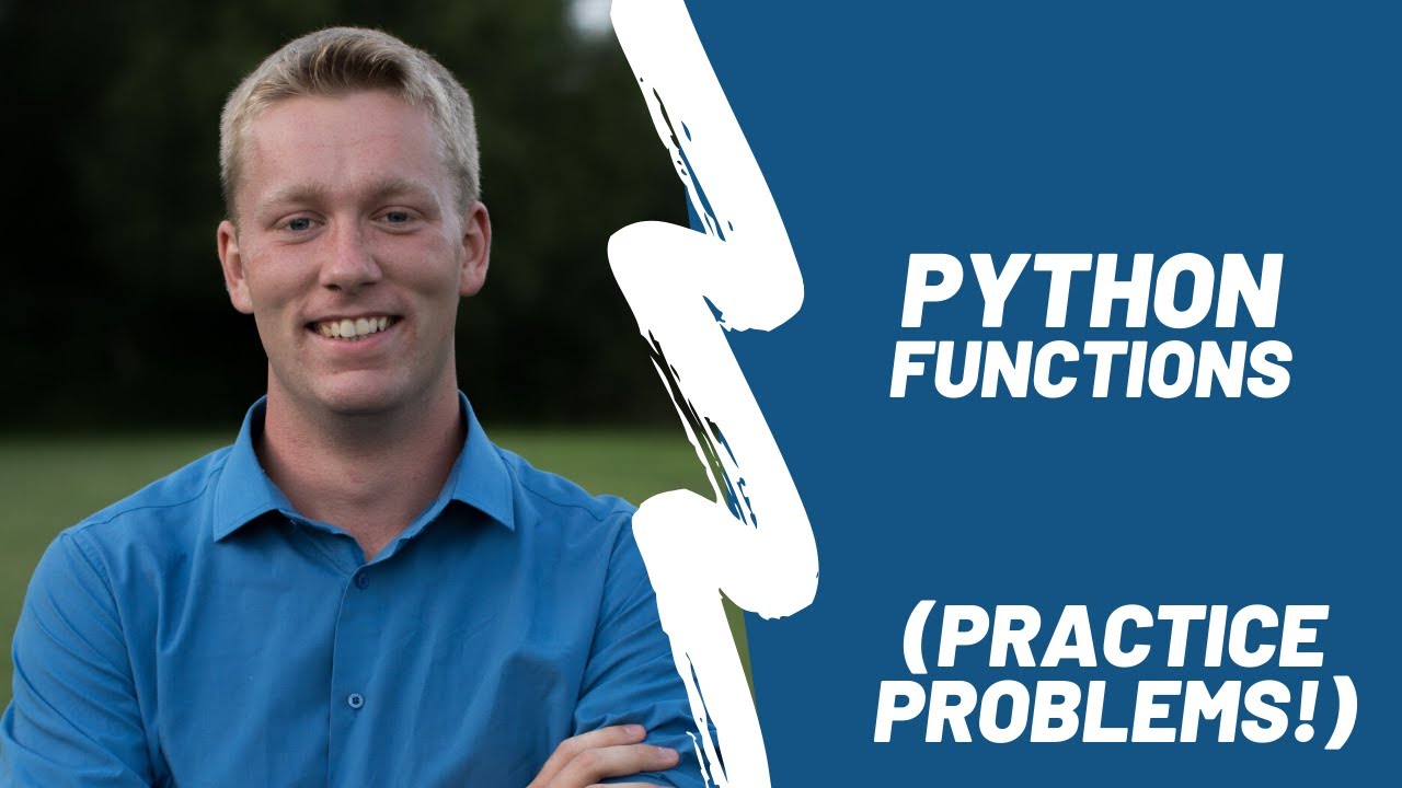 Python Functions - Practice Problems