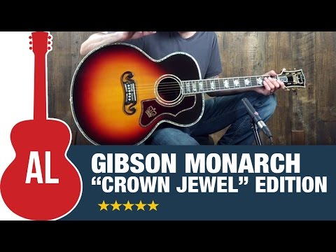 Gibson SJ-200 Monarch Crown Jewel 2015 Sunburst | Reverb