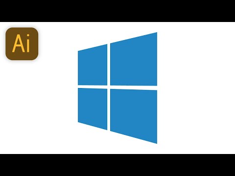 Design Microsoft Windows 10 logo (Illustrator Tutorial) — abcinformatic