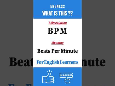 BPM Meaning