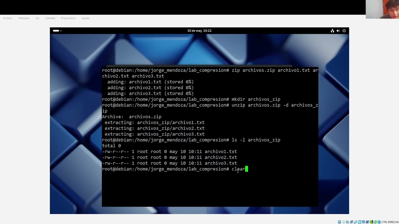 Actividad Semana 6 Linux Debian 13