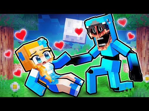 Crystal Girl and Omz MIMIC LOVE STORY In Minecraft