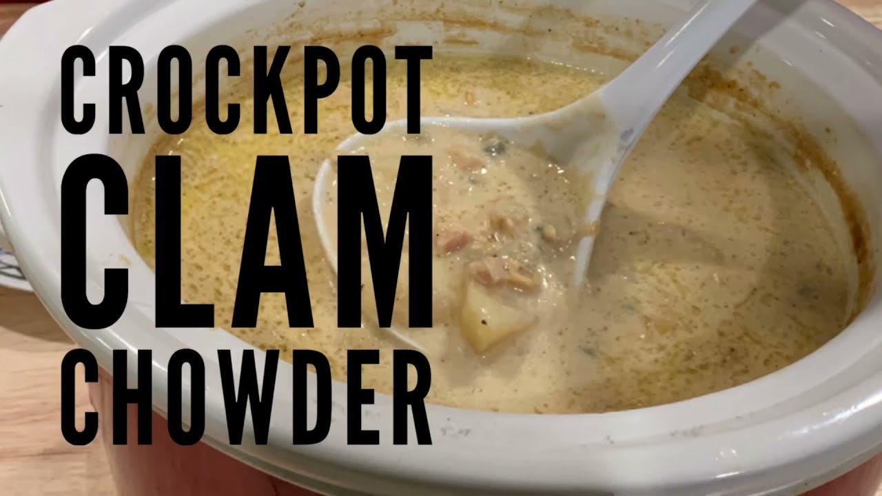 Slow Cooker Clam Chowder | Easy Crockpot Soup | John Eats Cheap