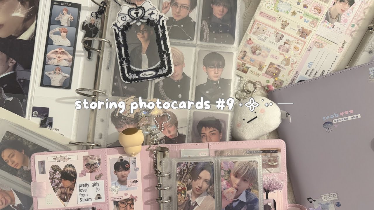 storing kpop photocards #9 (&team, ateez, enhypen, piwon + way more!!)