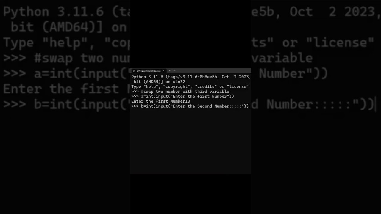 chapyer10 Python 3: Swapping Numbers - Easy Programming Tutorial