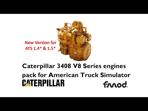 Caterpillar 3408 V8 Series engines pack for ATS for American Truck ...