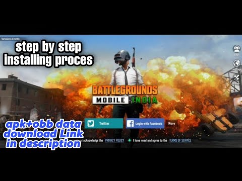 Battlegrounds Mobile India downloading apk link + obb data | process of installation | #BGMI