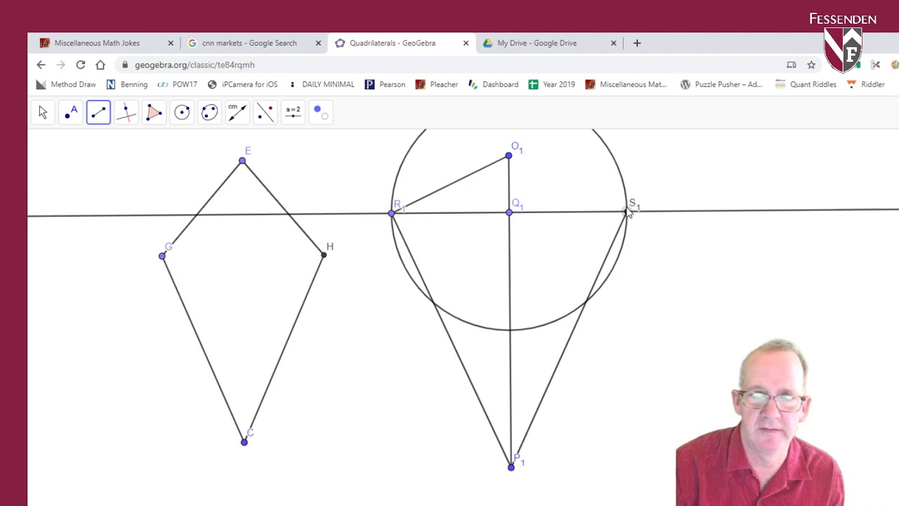 Making Quadrilaterals on Geogebra