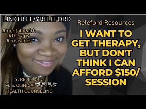 I Want To Get Therapy But Can't Afford $150/Sesssion #therapy#mentalhealth