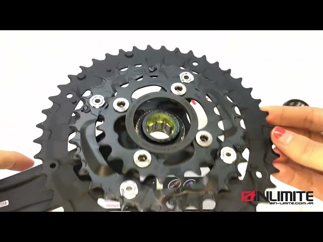 Шатуны Shimano Alivio FC-T4010 44x32x22T Crankset w/ chain guard (Black ...