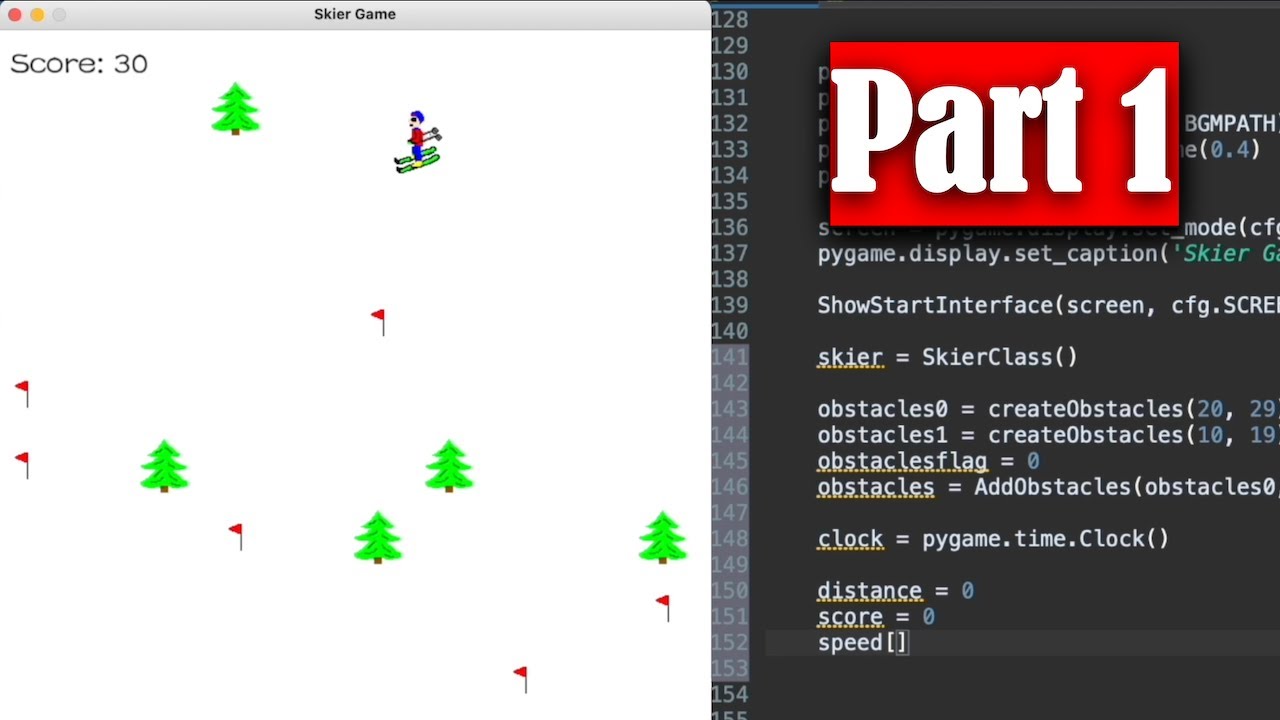 The Skier Game PYTHON Tutorial: Project Set-Up (Part 1)