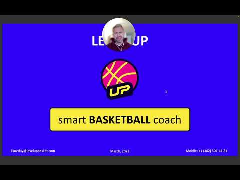 Level Up Basketball 🏀 Smart Basketball Coach 🗣️ 3 mins - Pitch Deck (March 2023)