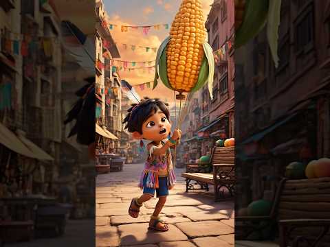A sweet Trip to Mexico... Until this happened 🌽 #pandarinajones #aianimation #aistory #foodlover