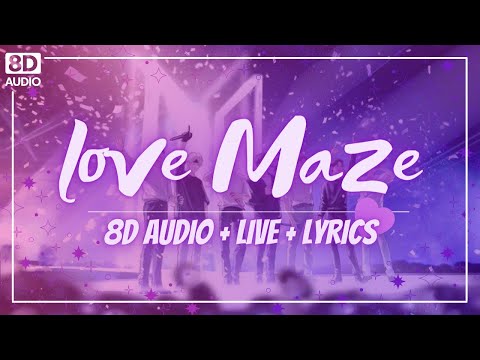 [8D+LIVE+Lyrics] BTS - Love Maze | Concert Effect | K-PopTato ♪ (USE HEADPHONES🎧)   -REQUESTED