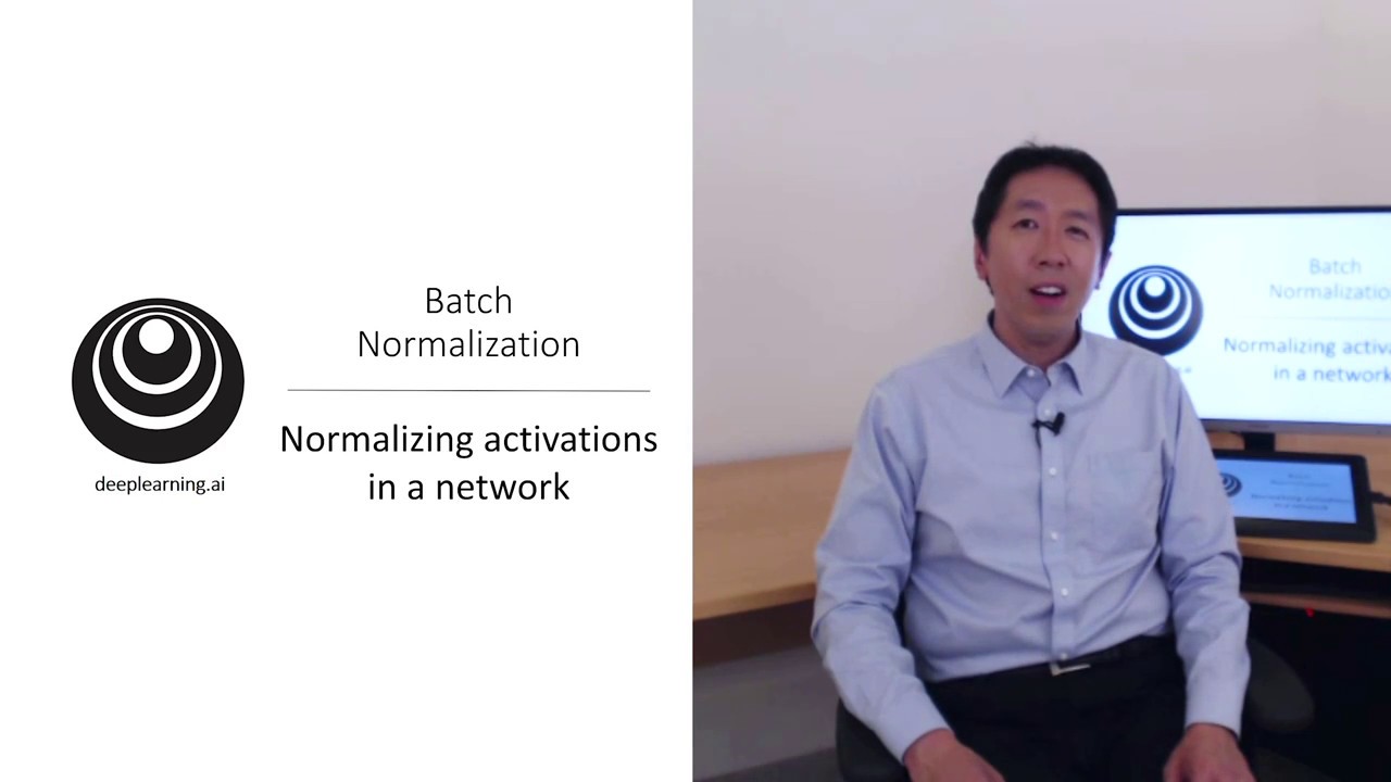 Normalizing Activations in a Network (C2W3L04)