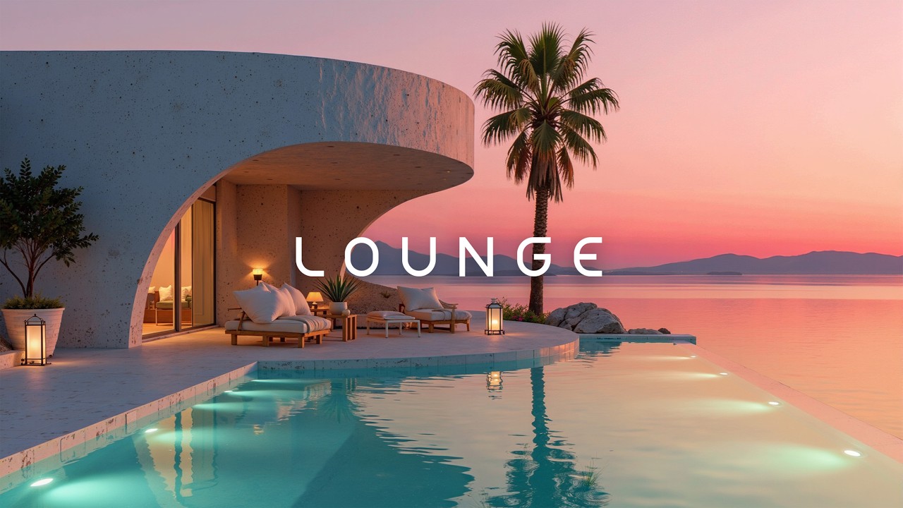 LIVE 24/7 Sunset Chillout Lounge Music | Relaxing Ocean Vibes for Study, Focus and Sleep