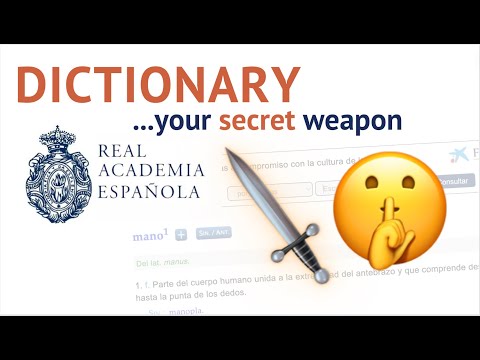 Know the SECRET WEAPON you can use when learning Spanish!! 🗡️ 📘