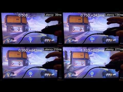 latency comparison Overwatch