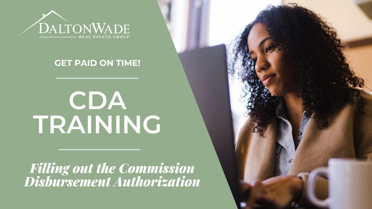 Commission Disbursement Authorization (CDA) Training