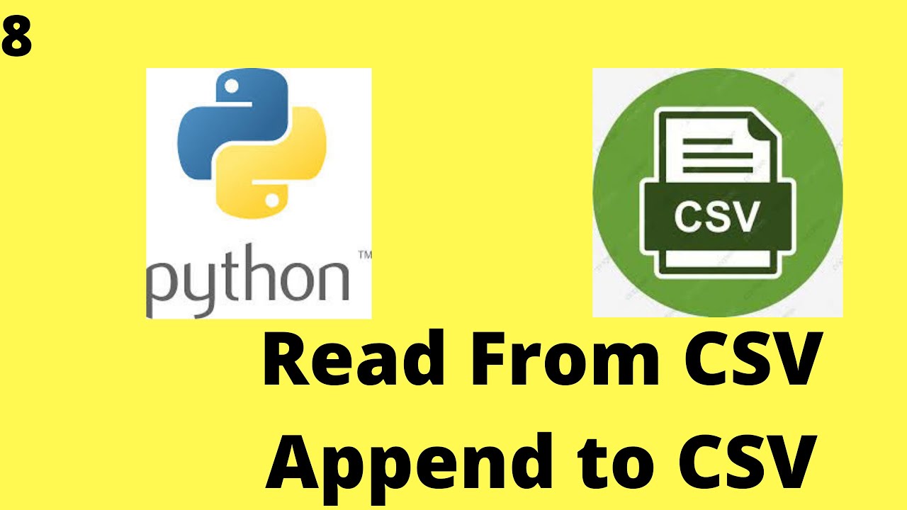 Read CSV and Append  CSV in Python