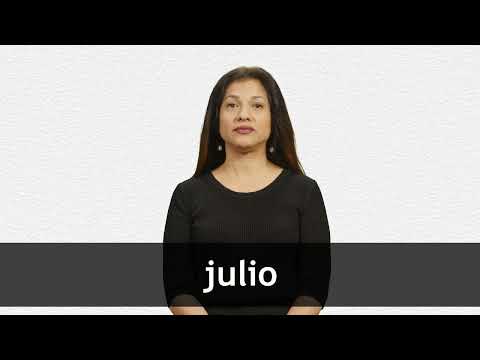 English Translation of “JULIO” | Collins Spanish-English Dictionary