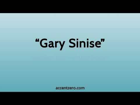 Pronounce "Gary Sinise" - South Korean accent vs. native U.S.