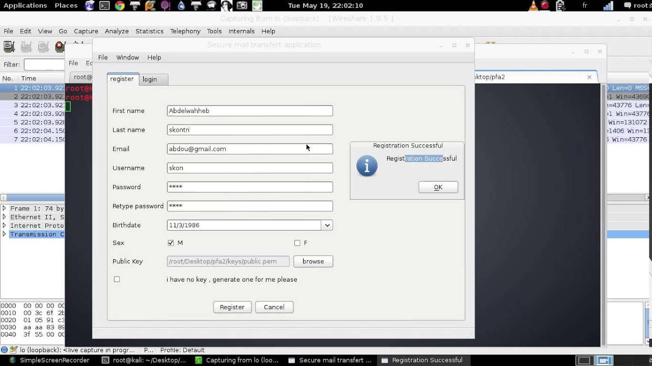 PyQT messaging application