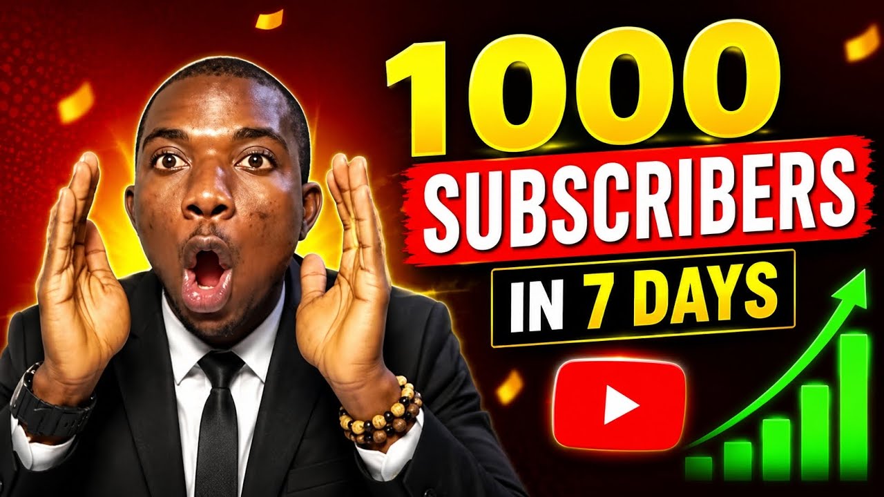 Get 1000 SUBSCRIBERS in 7 Days? - I Tried the New Method