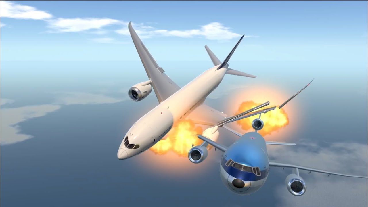 Mid-Air Collision Compilation in SimplePlanes #11