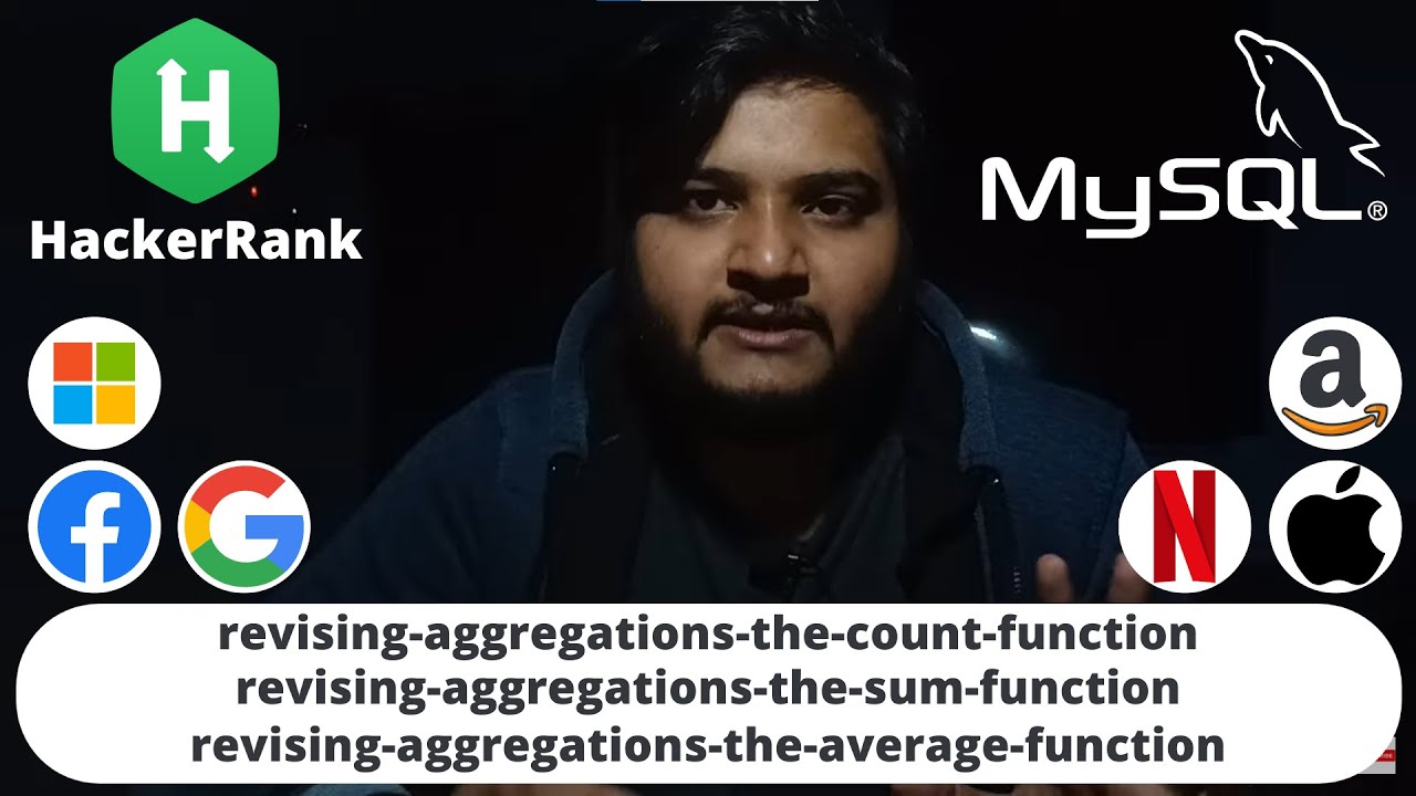 Hackerrank Revising Aggregations Sum Count Average problem | SQL | Ashutosh Kumar