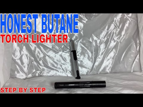 ✅ Honest Butane Torch Lighter 2 Pack Refillable Torch 🔴