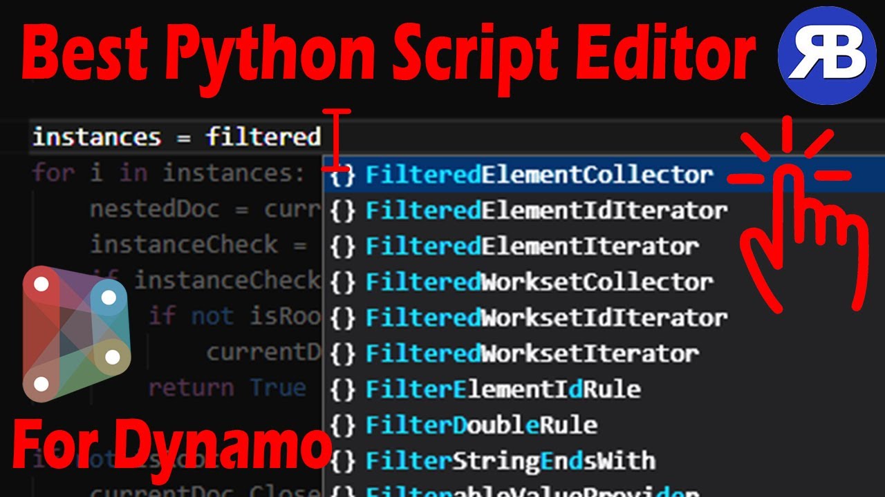 Revit Snippet: Write Python Code for Dynamo in Visual Studio Code