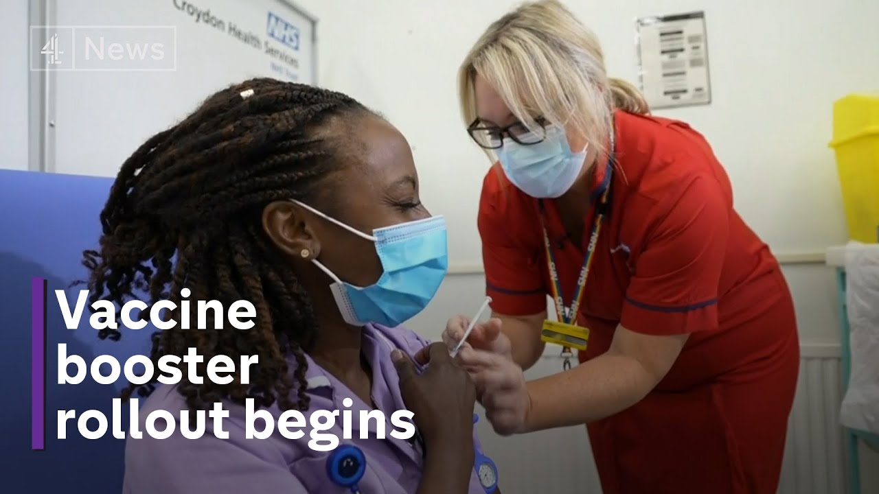Covid: First vaccine booster jabs begin in England and Wales
