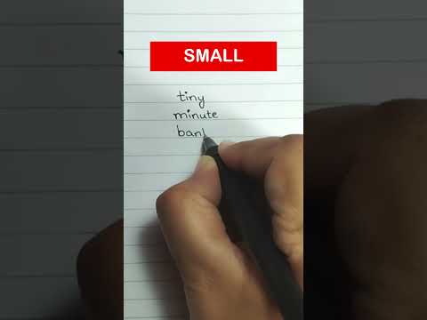 Synonyms of word "SMALL" #englishwords