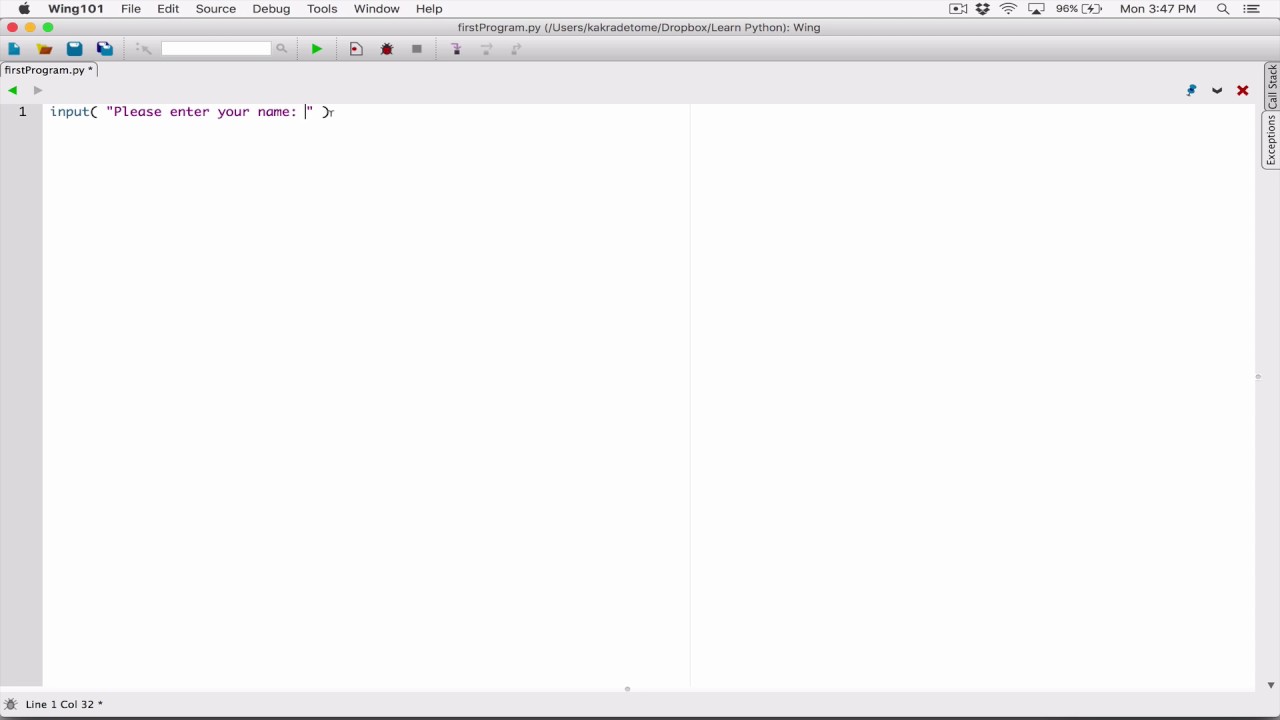 16. Reading keyboard input with the input() function - Learn Python