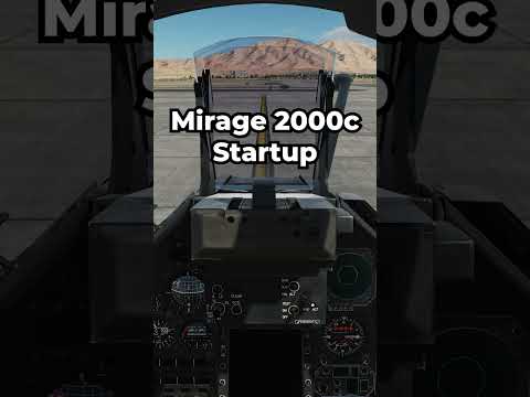 Mirage 2000c Startup in Just 60 Seconds!