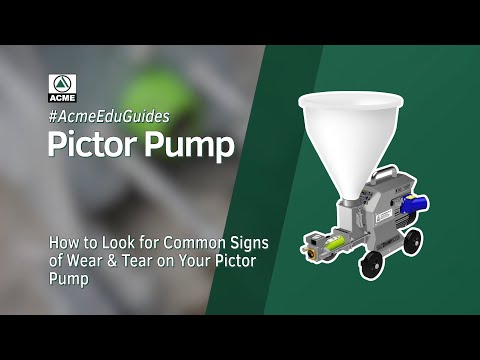 #AcmeEduGuides Acme Equipment Guide - Common Wear & Tear Parts on Pictor Pump