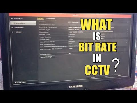 WHAT IS BIT RATE IN CCTV?