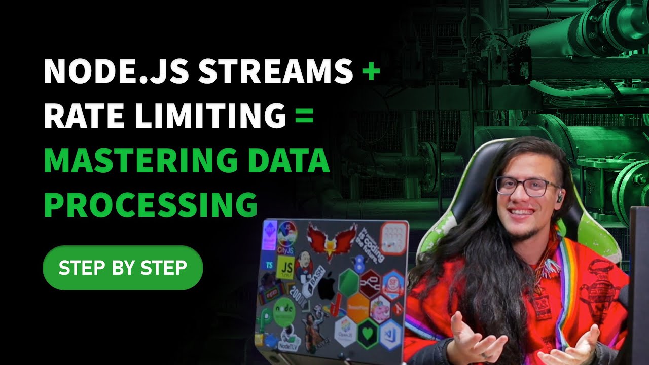 Node.js Streams + Rate Limiting = Mastering Data Processing Advanced JavaScript|| Erick Wendel