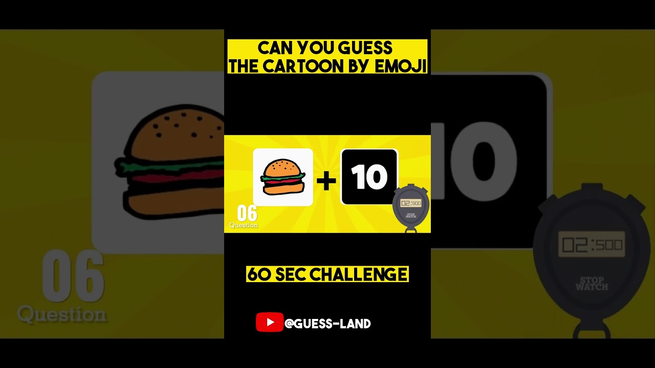 😎 guess the cartoon 🤞