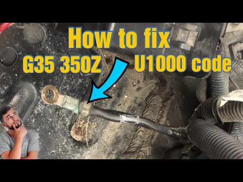 How to fix U1000 U1001 on Infiniti G35 Nissan 350Z 2003-2007 DYI ECM communication to transmission