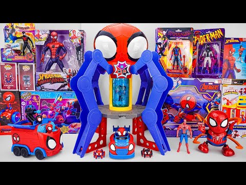 Marvel Spiderman Toys Unboxing Review | Marvel Spidey Web Quarters Playset | Spider Man Mask